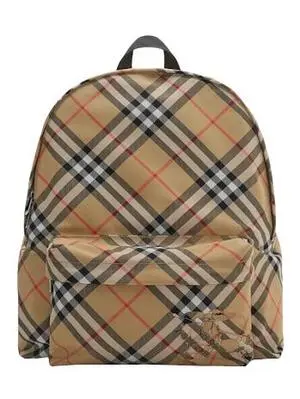 Burberry Check Backpack - Sand