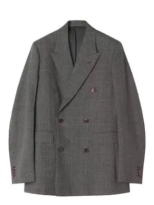 LANVIN Double-breasted Blazer - Grey