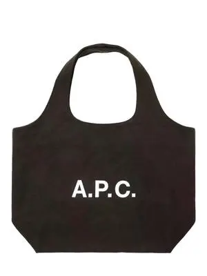 A.p.c. Logo Tote Bag - Green