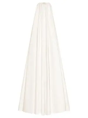 Givenchy Halterneck Nappa Leather Evening Dress - White