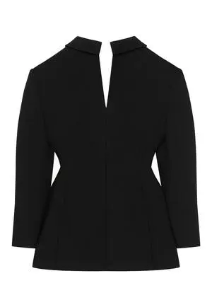 Givenchy Back-to-front Wool Jacket - Black