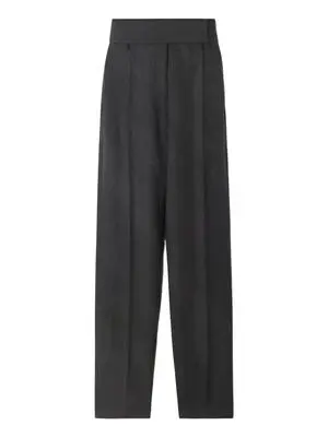LANVIN High-waisted Tailored Trousers - Black