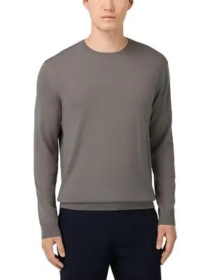 Boggi Milano Superfine Merino Wool Sweater - Taupe