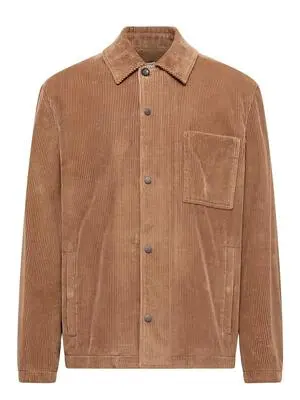 Moncler Corduroy Shirt Jacket - Brown