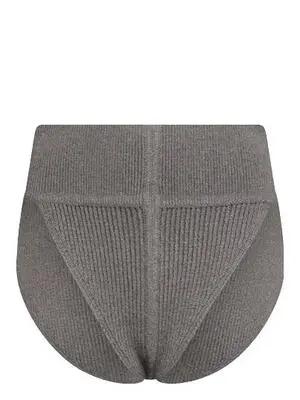 Rick Owens Knit Hot Pants - Grey