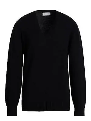 LANEUS Sweater Merino Wool Cashmere - Black