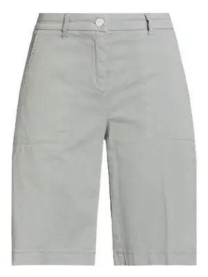 CAMBIO Cotton-blend Bermuda Shorts - Grey
