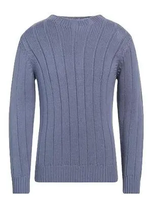 FILIPPO DE LAURENTIIS Light Merino Wool Sweater Blue