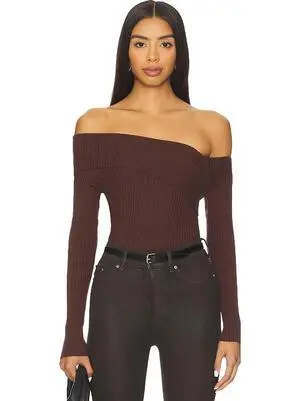 Astr The Label Daniella Sweater - Brown