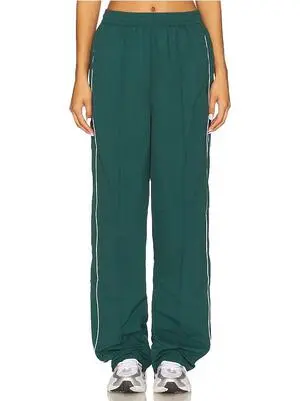 WELLBEING + BEINGWELL Terra Pant - Forest Green & White