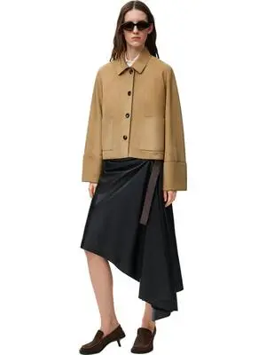LOEWE Turn-Up Suede Lambskin Jacket