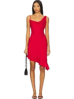 AZLEE Daphne Mini Dress - Rouge