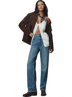 REFORMATION Harriet High-rise Straight-leg Jeans - Pelican