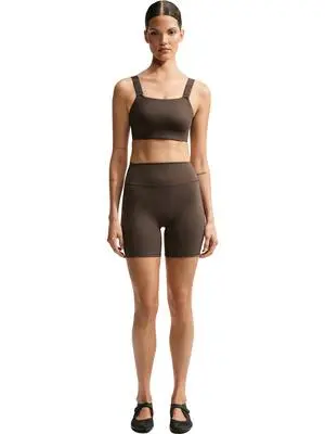 Nike Skims Matte High-waisted 5" Biker Shorts - Brown