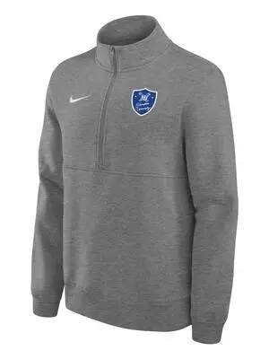 Nike Hampton University Club Fleece 1/4-zip Top - Grey