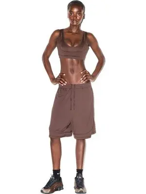 Nike Airy Relaxed Shorts - Brown