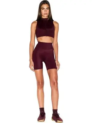 Nike Skims Shine High-waisted 5" Biker Shorts - Red