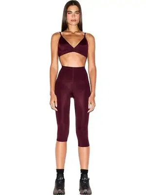 Nike Skims Shine High-waisted 17" Leggings With Drawcord - Red