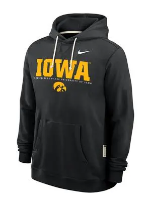 Nike Iowa Sideline Dri-fit College Pullover Hoodie - Black