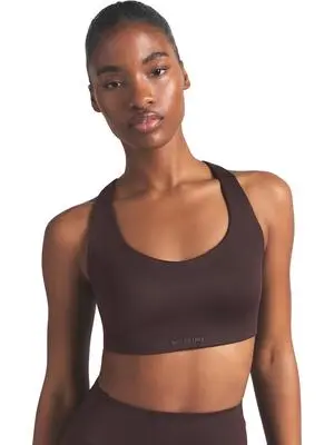 Nike Skims Shine Racerback Bra - Brown