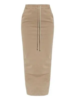 RICK OWENS Rick Owens DRKSHDW Long Pull-On Skirt
