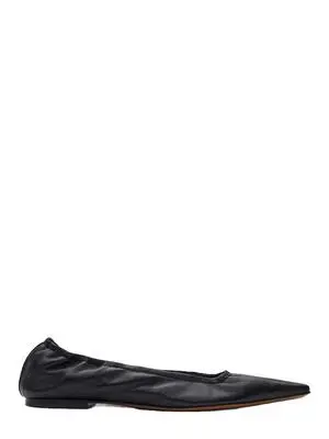 ATP ATELIER Aprica Nappa Ballet Flats - Black