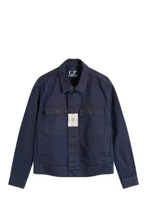 C.P. COMPANY Plated Denim Work Jacket - Washed