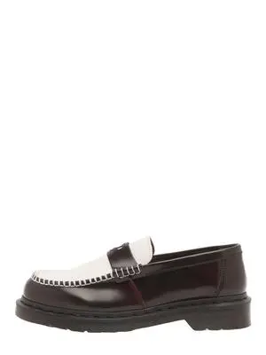 Dr. Martens Penton Heart Loafer - Cherry Red/white