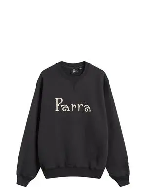 PARRA Weird Trad Logo Crew Sweatshirt - Dark Navy