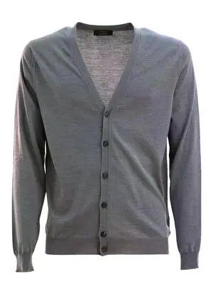 ZANONE Buttoned Cardigan - Grey