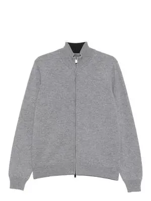 Corneliani Zip-up Cardigan - Grey