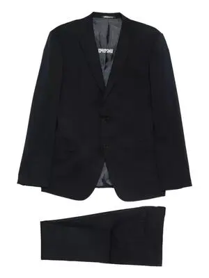 Emporio Armani Notched-lapel Two-piece Suit - Black