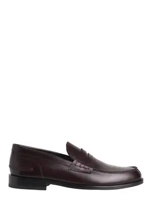 Brioni Leather Loafers - Burgundy