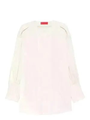 THELATEST Pleated Blouse - Neutrals