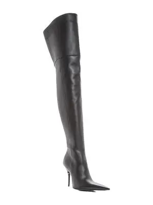 Balenciaga Avenue After Over-the-knee Boots - Noir Multi