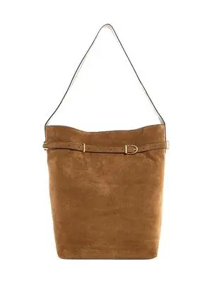 Madewell Belted Suede Satchel Dried Acorn