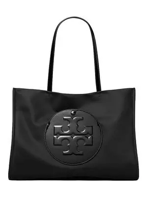 Tory Burch Ella Patent Small Tote - Black