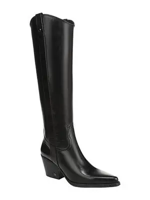 Sam Edelman Wyatt Western Boots Black