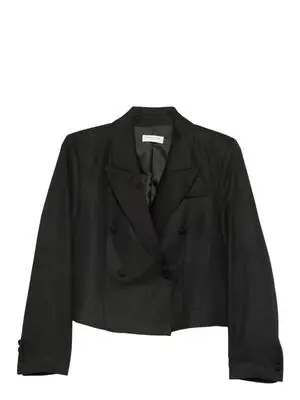MAISON HOTEL Frank Double-breasted Blazer - Black