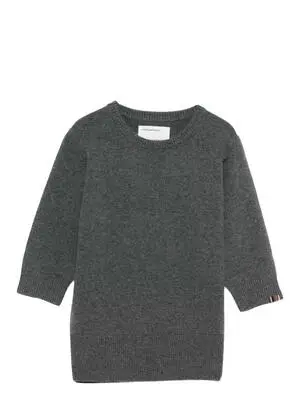 Extreme Cashmere Short Sleeve Sweater - Grey