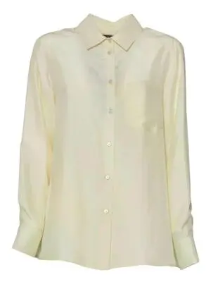 Max Mara Silk Shirt White