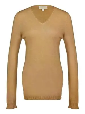 120% Lino Wool Knitted Top - Neutrals