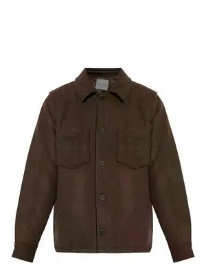 SAMSOE SAMSOE Oversized Shirt Jacket - Brown