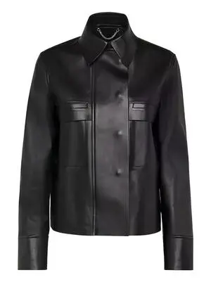 FERRAGAMO Leather Jacket - Black