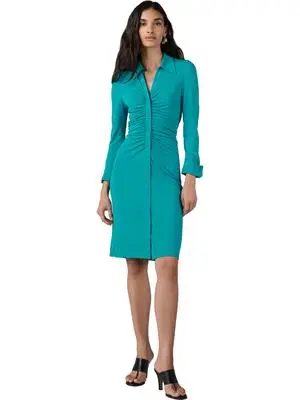 Diane Von Furstenberg Sheska Dress - Signature Turquoise
