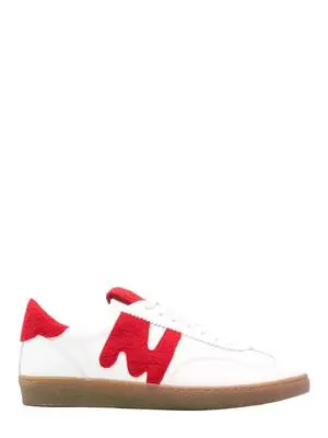 MSGM Leather Sneakers - White