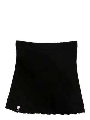 CHARLES JEFFREY Knitted Mini Skirt - Black