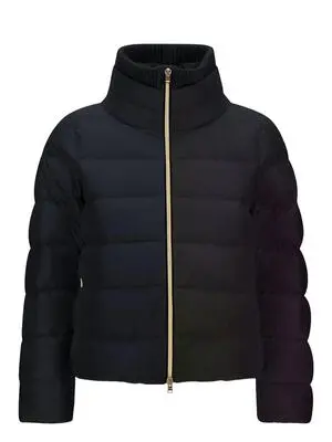 Herno Quilted High-neck Jacket - Black