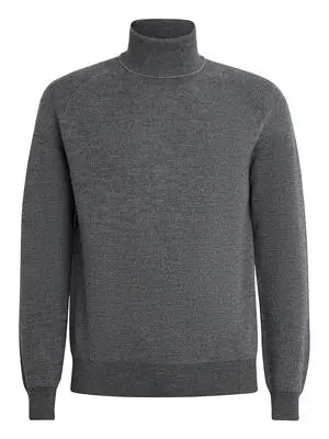 Brioni Knitted Rollneck Sweater - Grey