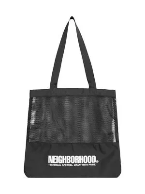 NEIGHBORHOOD Mesh Tote - Black